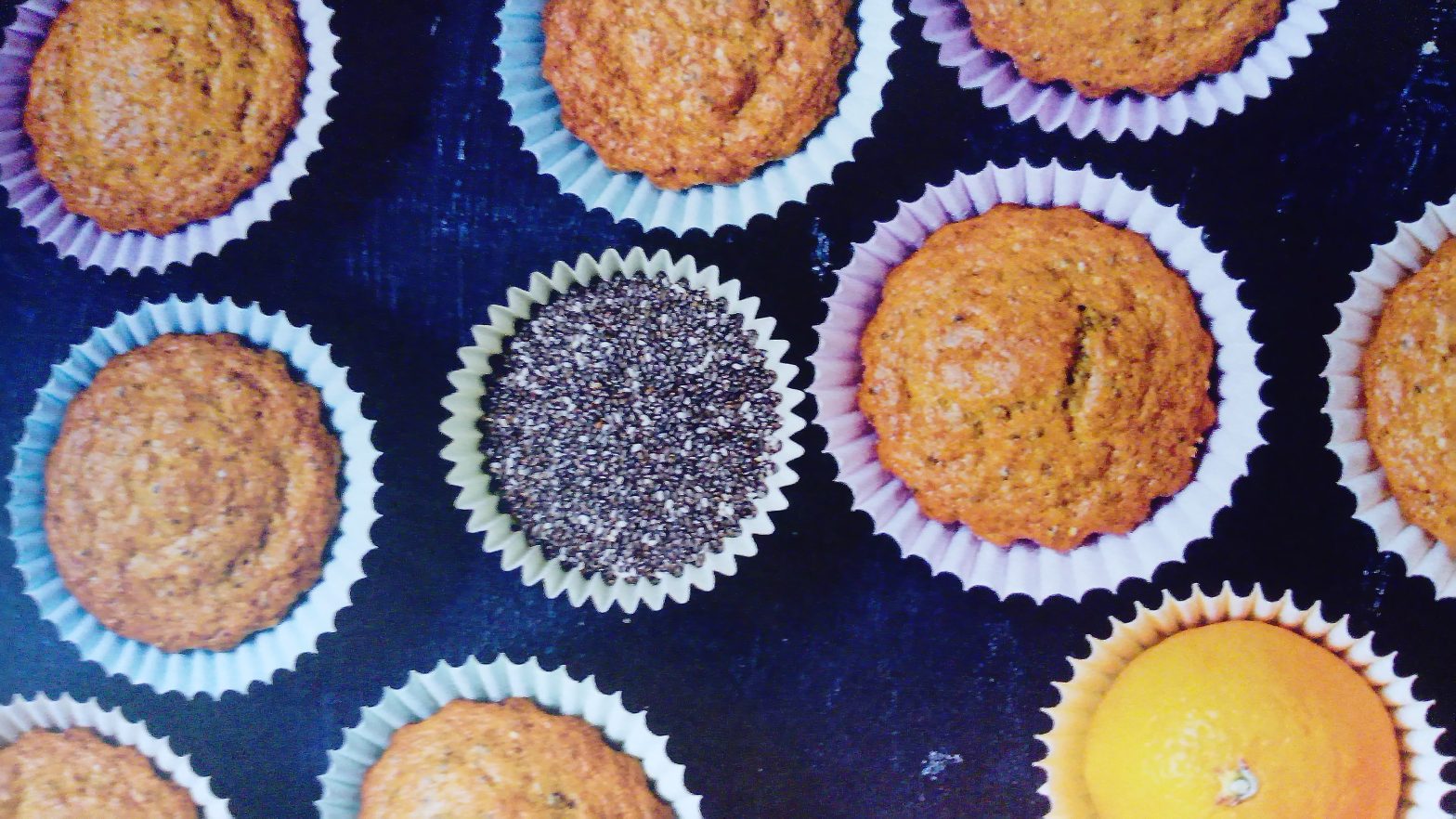 Mandarin Chia Muffins