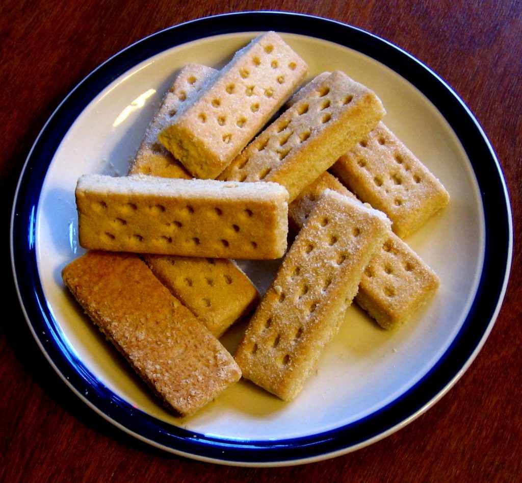 Homemade shortbread